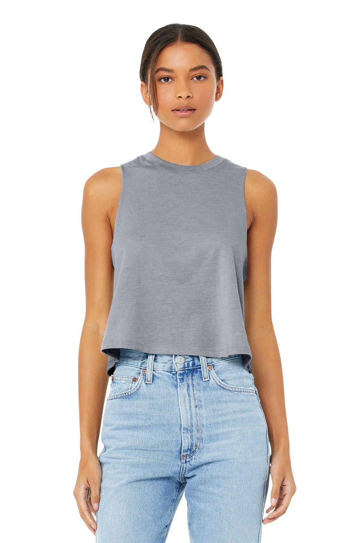 BELLA+CANVAS ® Women's Racerback Cropped Tank BC6682 – ValetPress